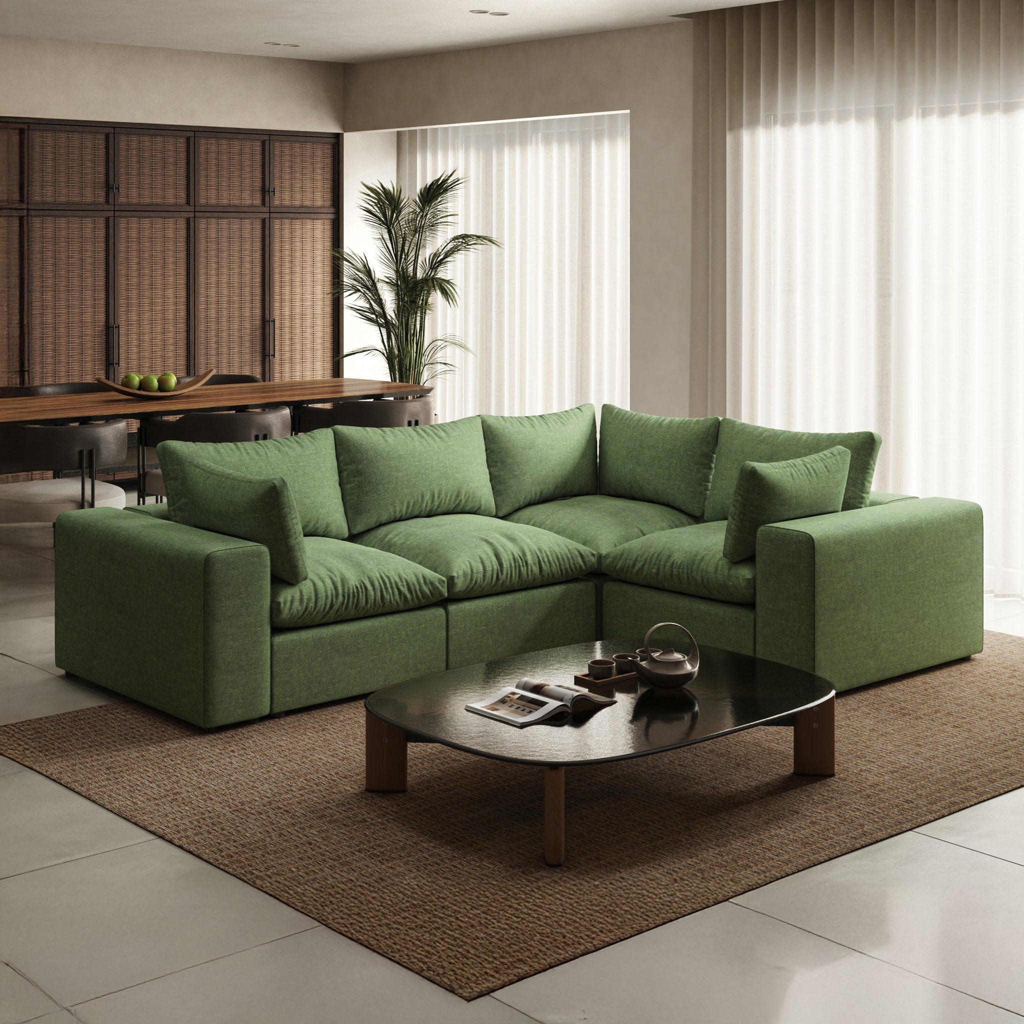 Node 2.0 Sofa | 4 Seater Corner Sofa (9 x 6 feet)