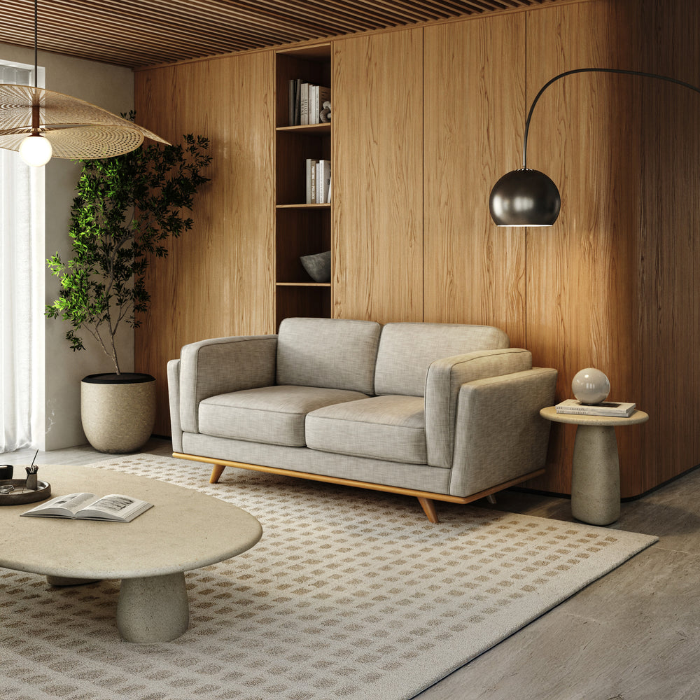 Lumo Sofa | 2 Seater | Down-feather Back Cushions (5.5 feet)